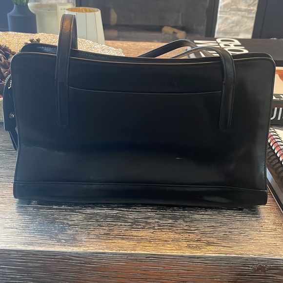 Monsac | Bags | Monsac Original Black Genuine Leather Shoulder Bag ...